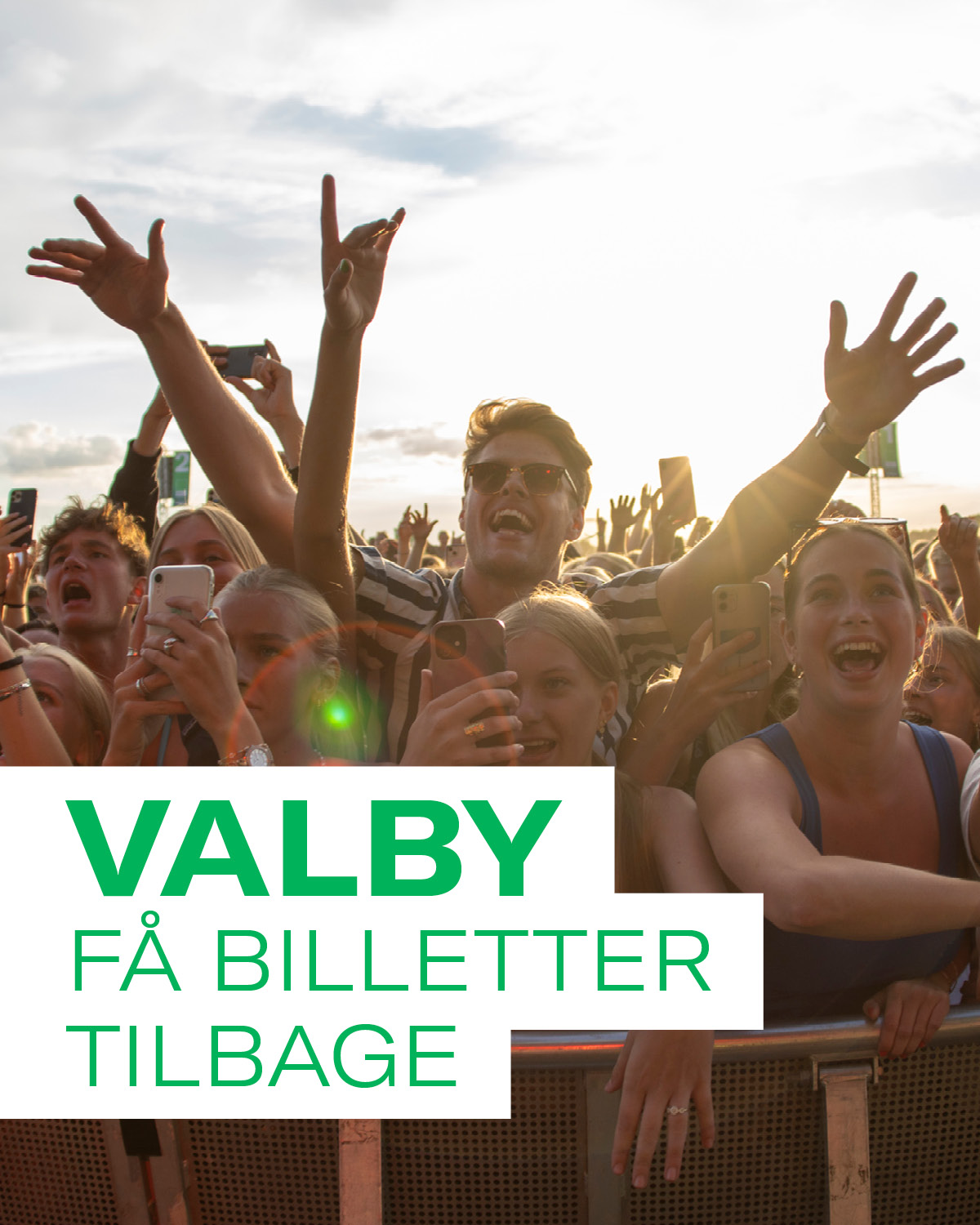 Historisk billetsalg: Få billetter til Grøn i Valby - Muskelsvindfonden